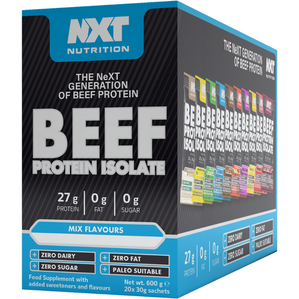 Beef Protein Isolate - Selection Box – NXT Nutrition UK Beef Protein Isolate - Selection Box – NXT Nutrition UK